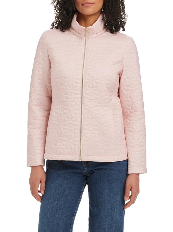 KATE SPADE NEW YORK Short Spade Flower Quilted Jacket